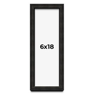 6x18 Shadow Box Black Rustic Barnwood Display Frame | 1.125 Inch Deep - Bed Bath & Beyond - 35882465